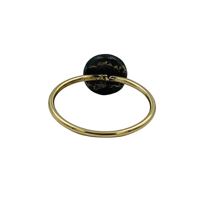 Other Peg Fetter Cross Ring 9 Women Gold Steel Handmade | Grailed