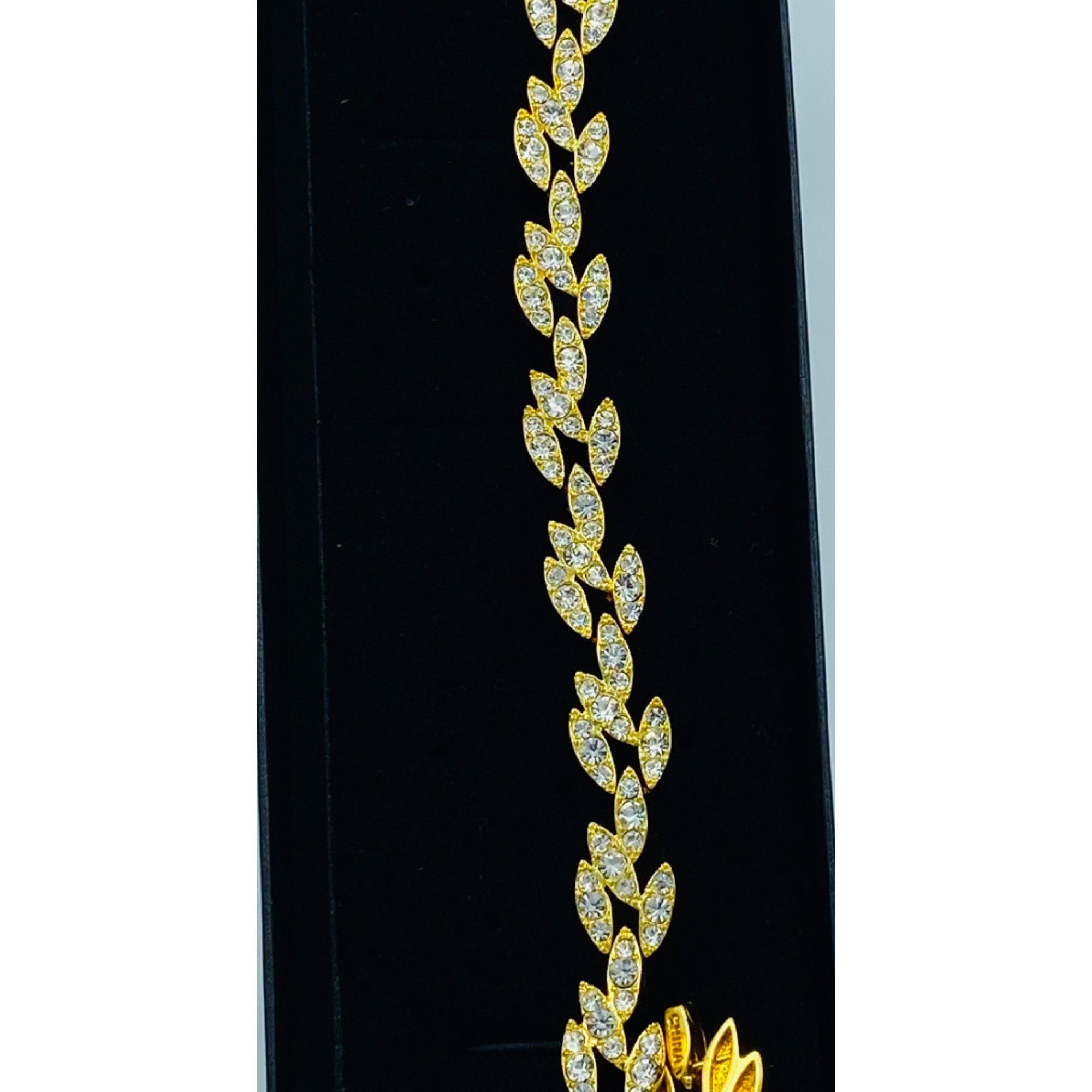 Other 7" Bracelet Women Crystals Gold Spare Link | Grailed