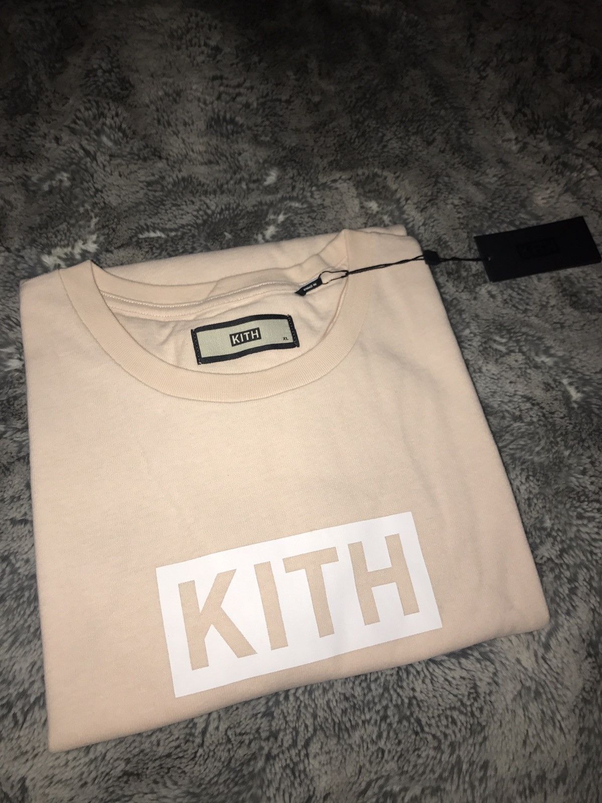 Kith Light Pink Box Logo | Grailed