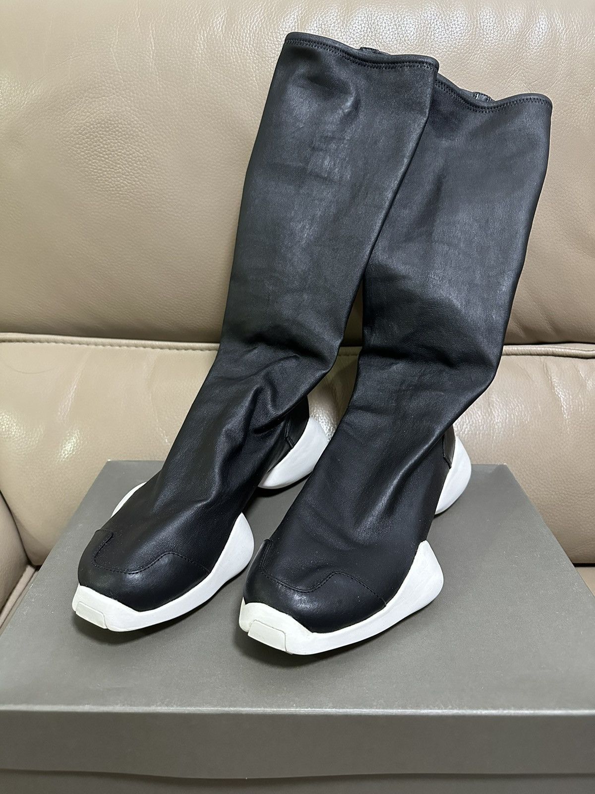 Adidas × Rick Owens Adidas by Rick Owens RO Runner Stretch Boot | Grailed