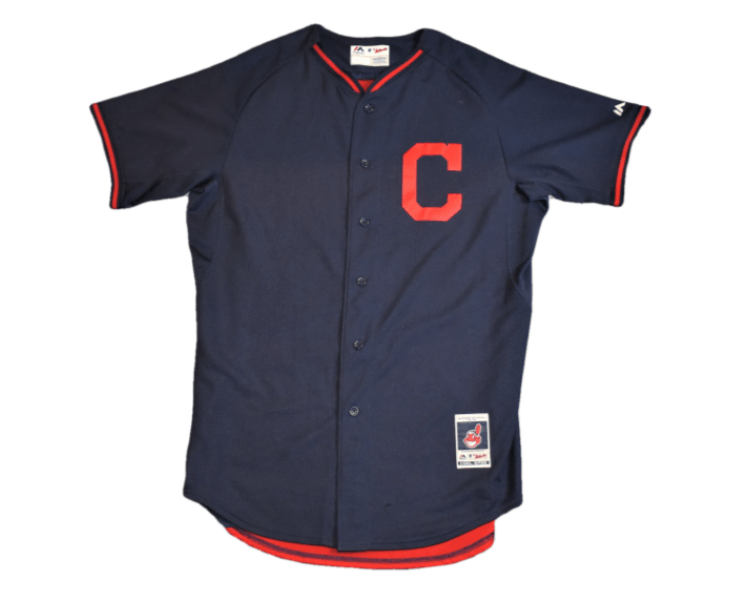 Majestic Cleveland Indians Majestic Classic Block C Jersey | Grailed