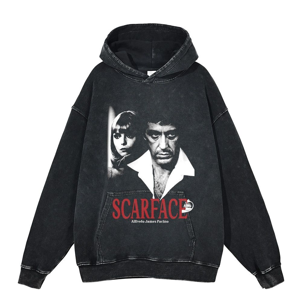 Brand × Movie × Streetwear Scarface Vintage Movie Hoodie (Size L) | Grailed