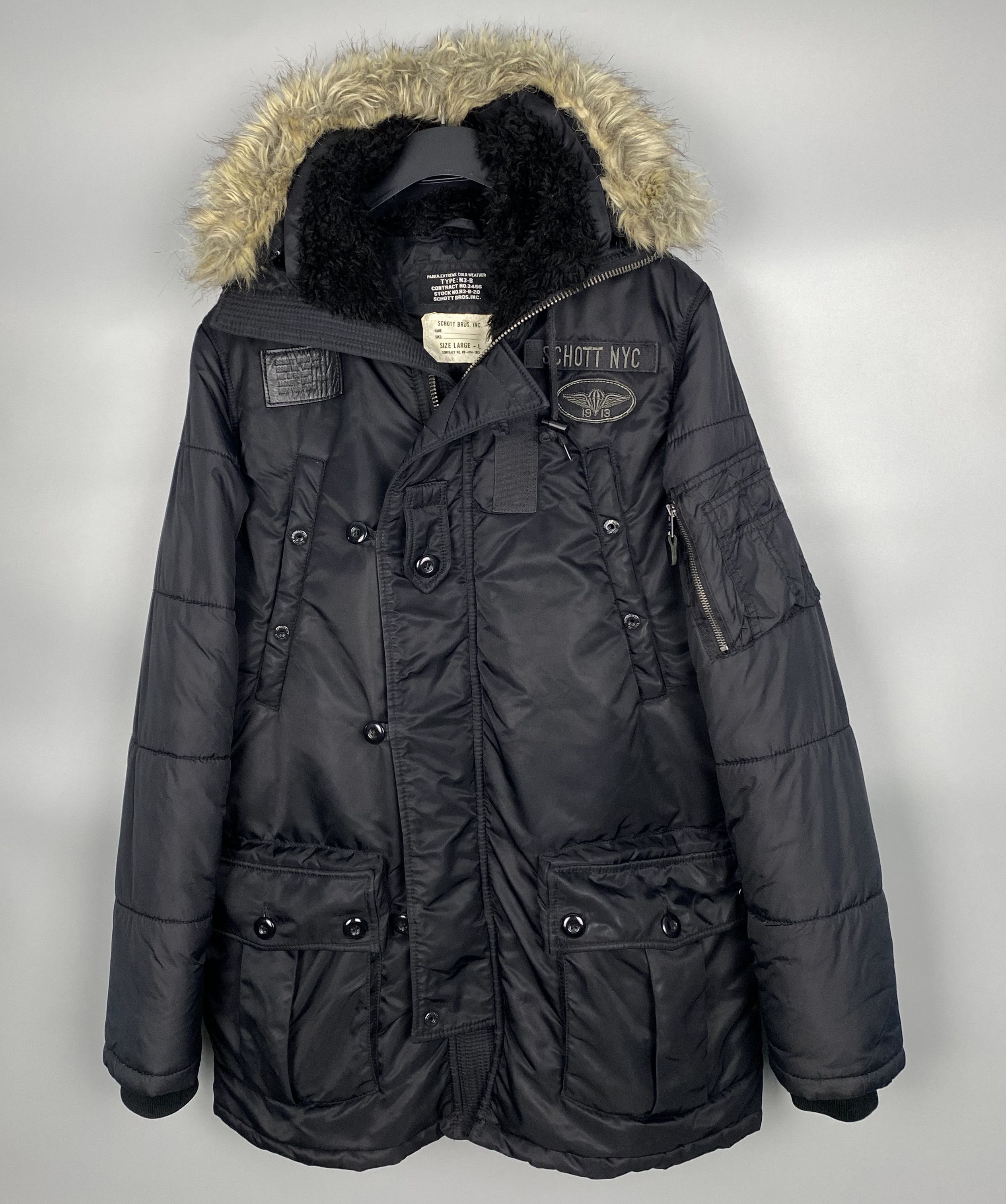 Schott Schott NYC Vintage N3B Extreme Weather Cold Military Parka | Grailed