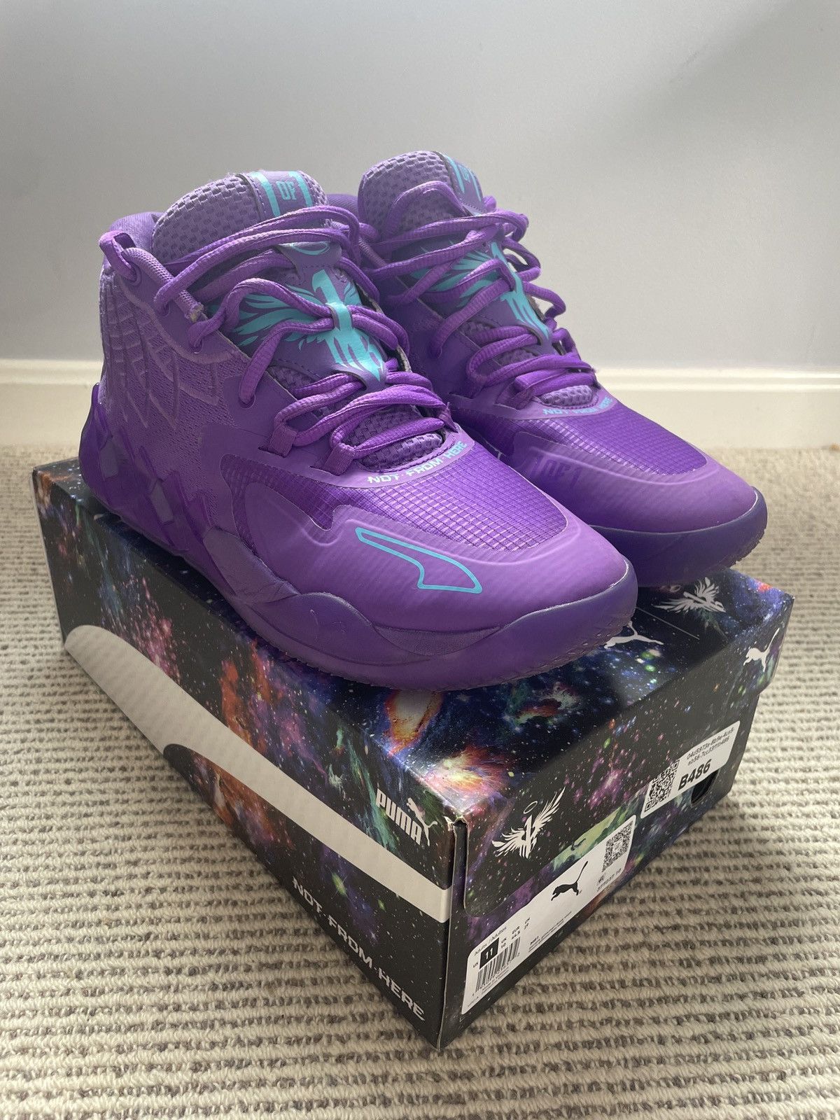 Other × Puma × Streetwear LaMelo Ball MB1 Purple Glimmer | Grailed