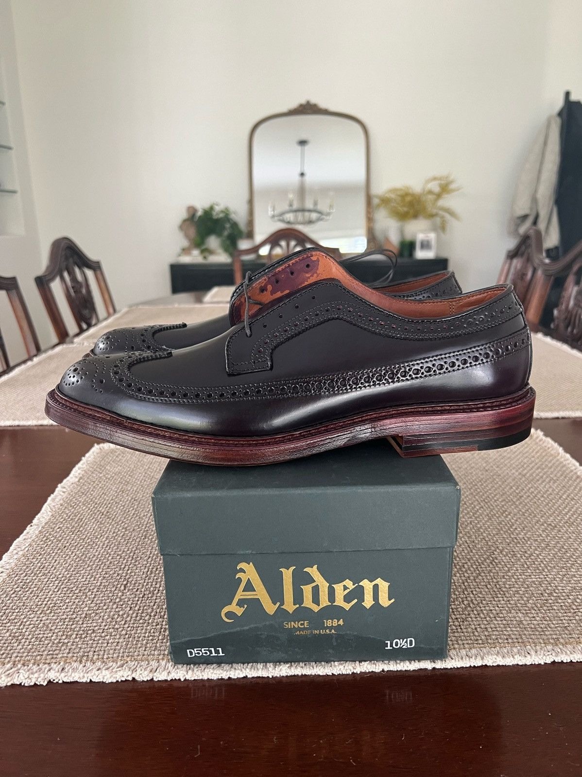 Alden Longwing Barrie Last Color 8 Shell Cordovan 10.5D D5511 | Grailed