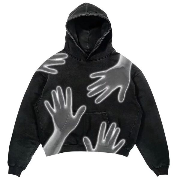 Vintage Vintage Hoodie Ghost Hands y2k | Grailed
