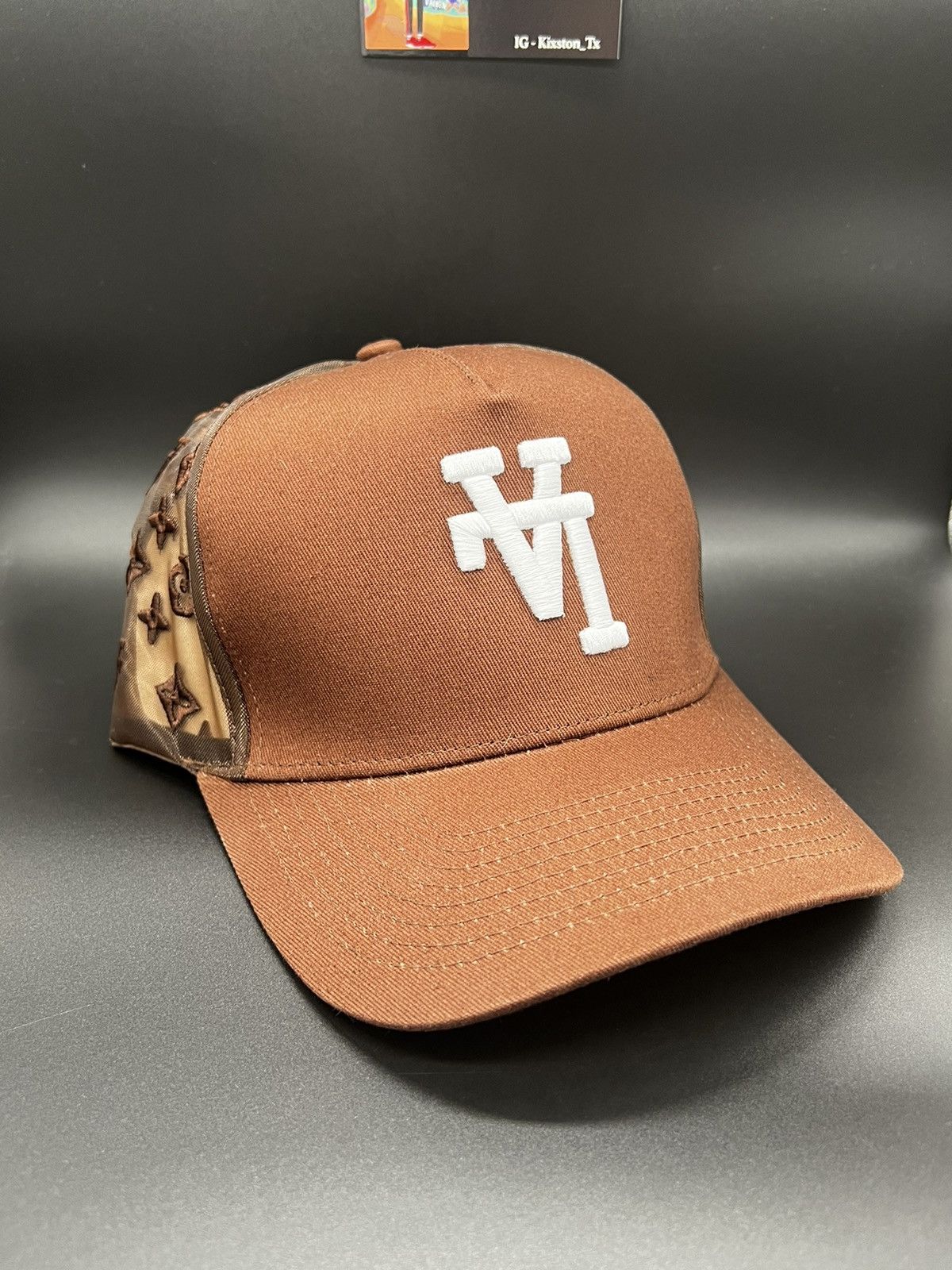 Hats × Kth Kill The Hype La × Trucker Hat KTHLA monogram chocolate ...