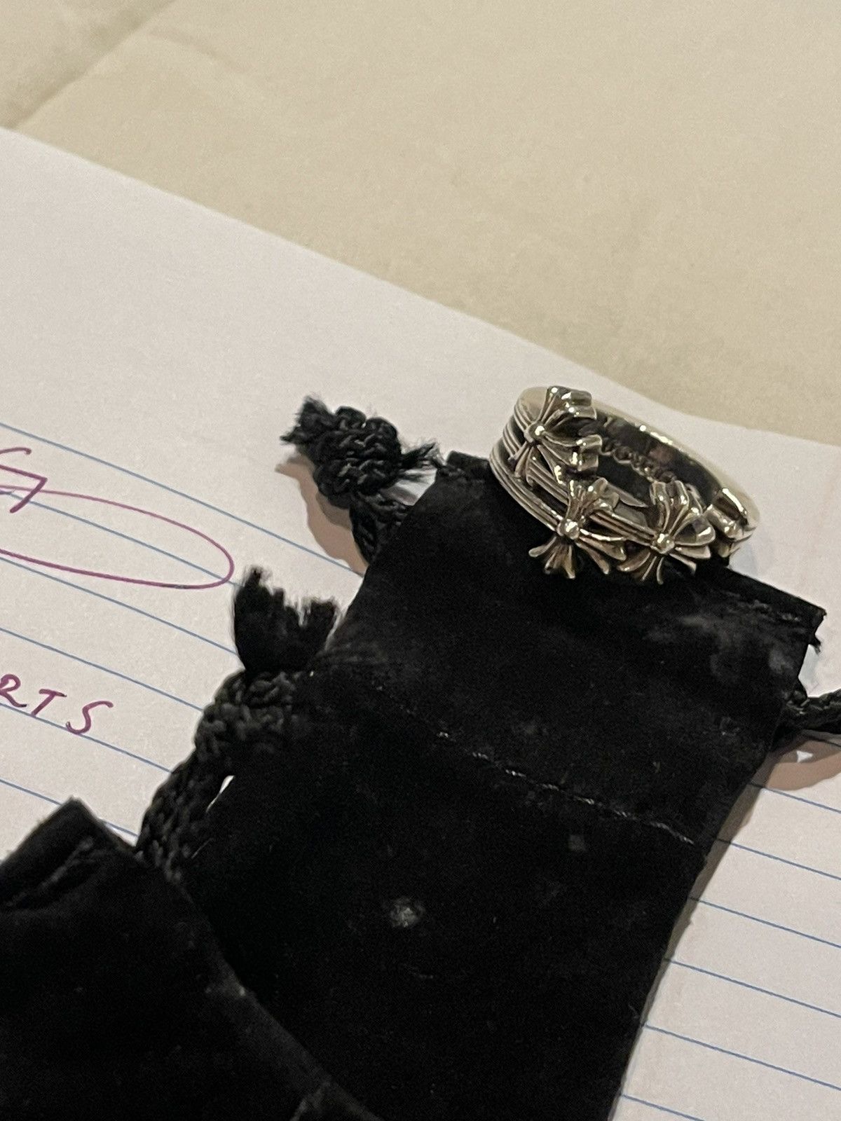 Chrome Hearts Triple Cross Tail Ring size 8 | Grailed