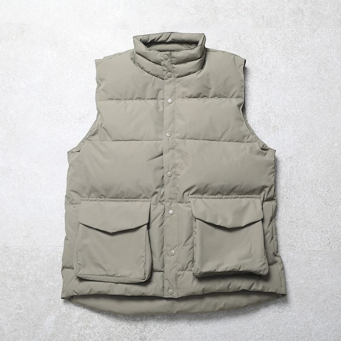 Snow Peak Snow peak recycled nylon ripstop down vest | Grailed