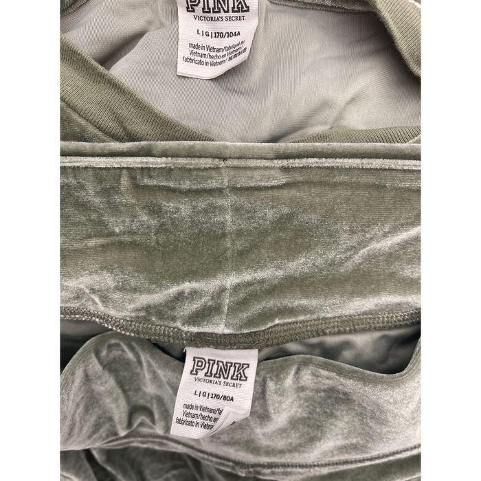 Pink Victoria's Secret PINK Velour Lounge Pant & Top 2 Pcs Set Si | Grailed