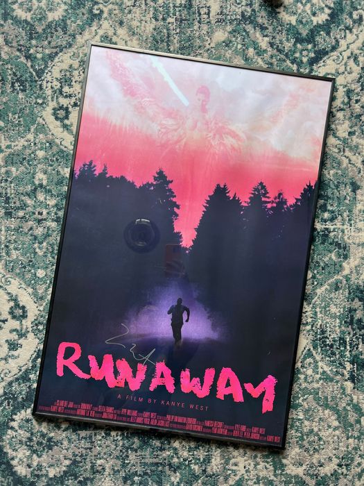 Kanye West Kanye West Runaway signed poster | Grailed