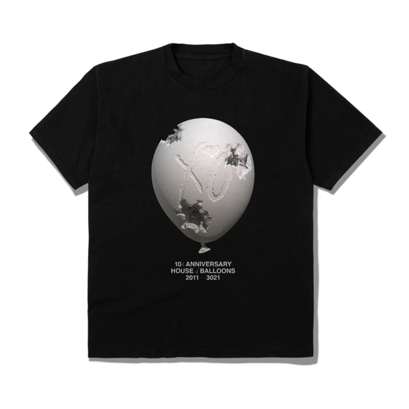 The Weeknd The Weeknd x Daniel Arsham House of Balloons HOB 10 year Tee ...