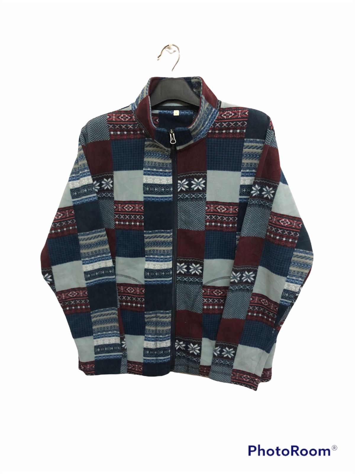 Japanese Brand × Streetwear Topvalu Fleece Jacket Nice Design | Grailed