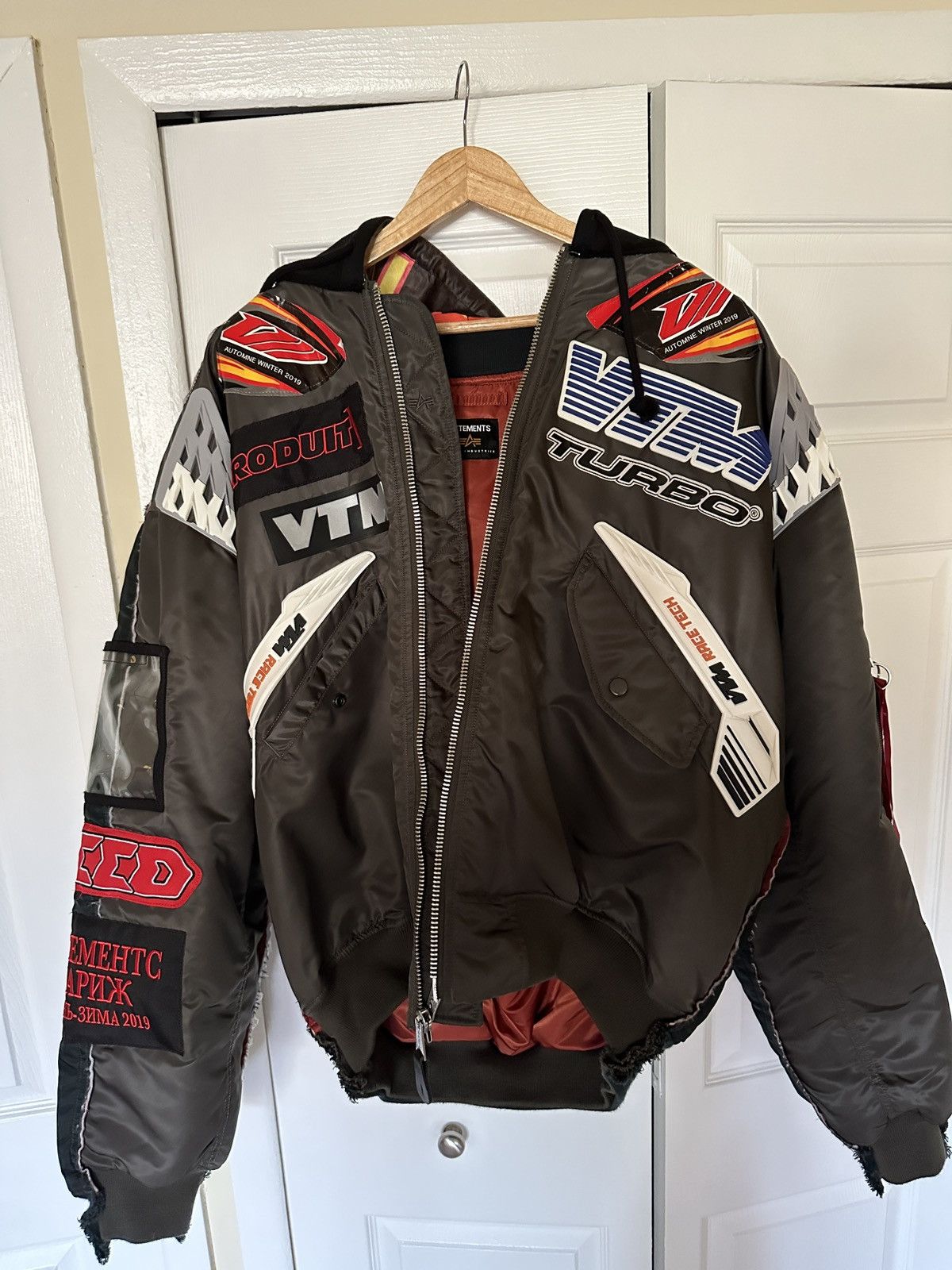 Alpha Industries × Vetements Vetements x Alpha Industries Racing Turbo ...