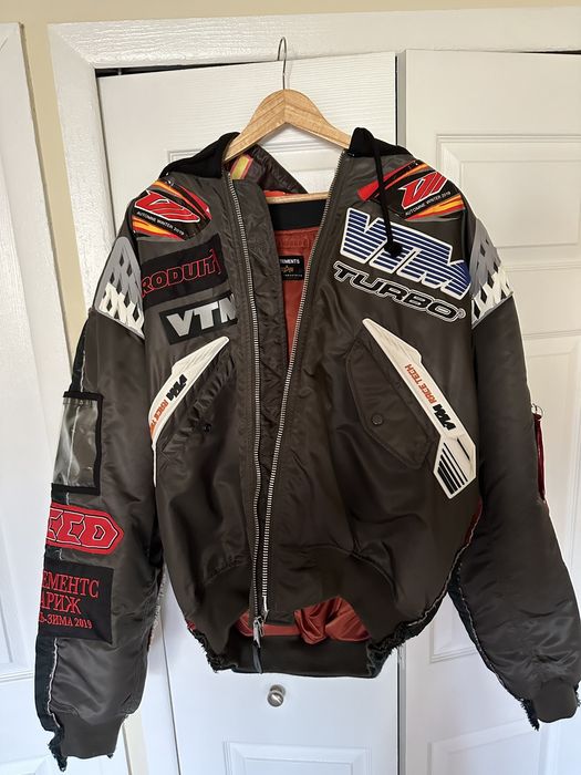 Alpha Industries Vetements x Alpha Industries Racing Turbo Bomber | Grailed