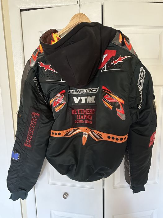 Alpha Industries Vetements x Alpha Industries Racing Turbo Bomber | Grailed