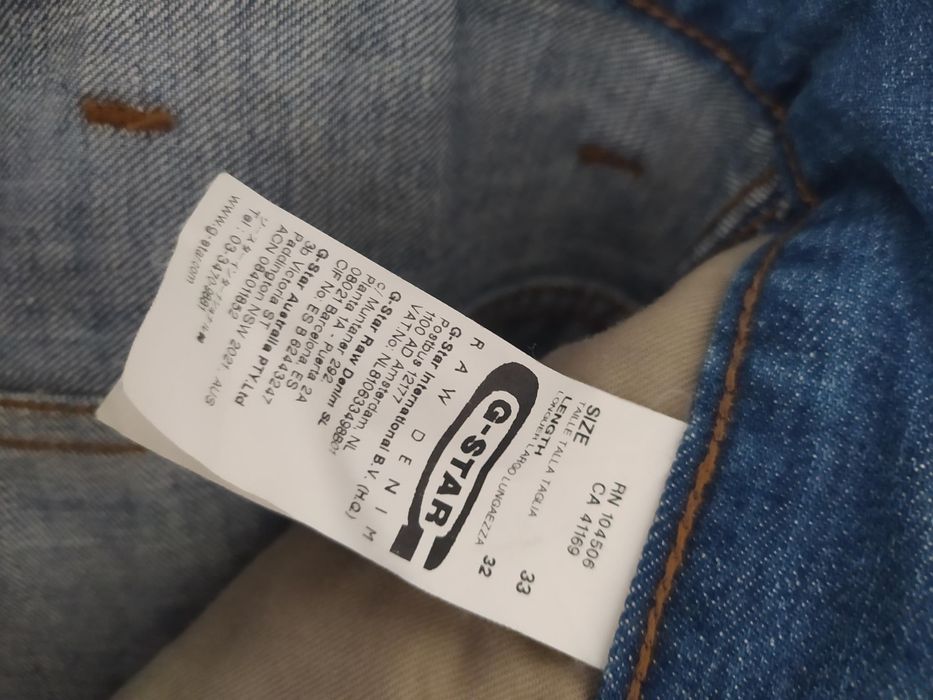 G Star Raw G star raw jeans pants RN 104506 CA41169 | Grailed