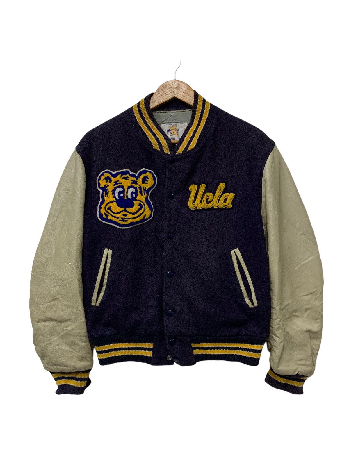 Golden Bear × Made In Usa × Varsity Jacket 🔥VTG GOLDEN BEAR UCLA ...
