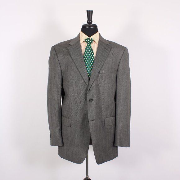 Austin Reed Austin Reed 44R Gray Sport Coat Blazer Suit Jacket L873 ...