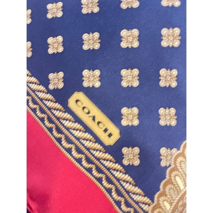 Coach VTG Coach silk scarf | Grailed