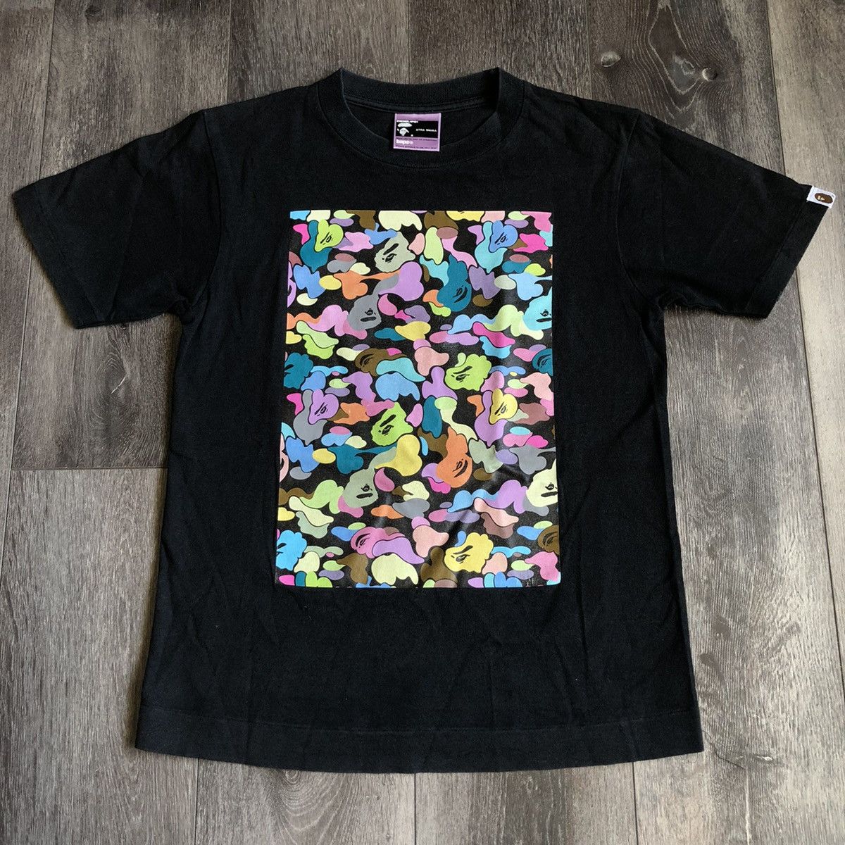 Bape × Nigo Rare OG A Bathing Ape Bape Multicolor Box Logo Camo Logo ...