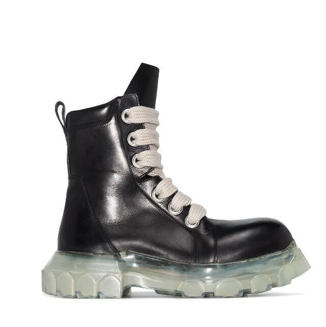 Rick Owens BNWT SS22 RICK OWENS "FOGACHINE" JUMBO LACED BOZO TRACTOR 42 ...