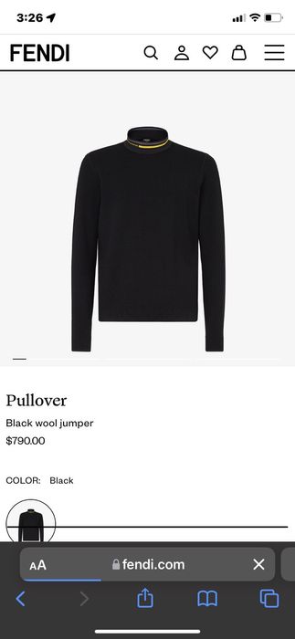 Fendi Fendi Wool Jumper Sweater Large Grailed