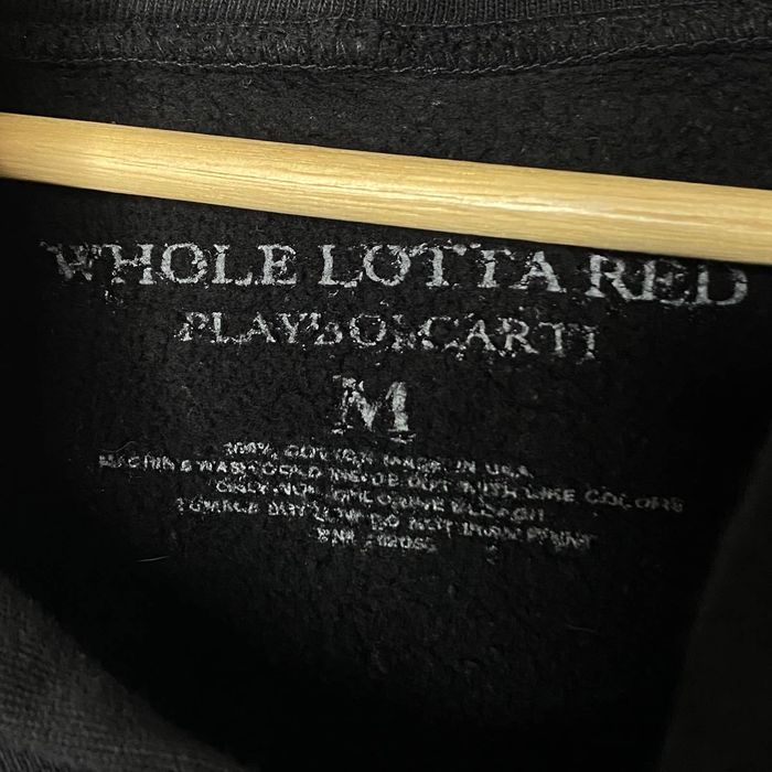 AWGE WLR WholeLottaRed Hand Tour Merch Hoodie in Black | Grailed