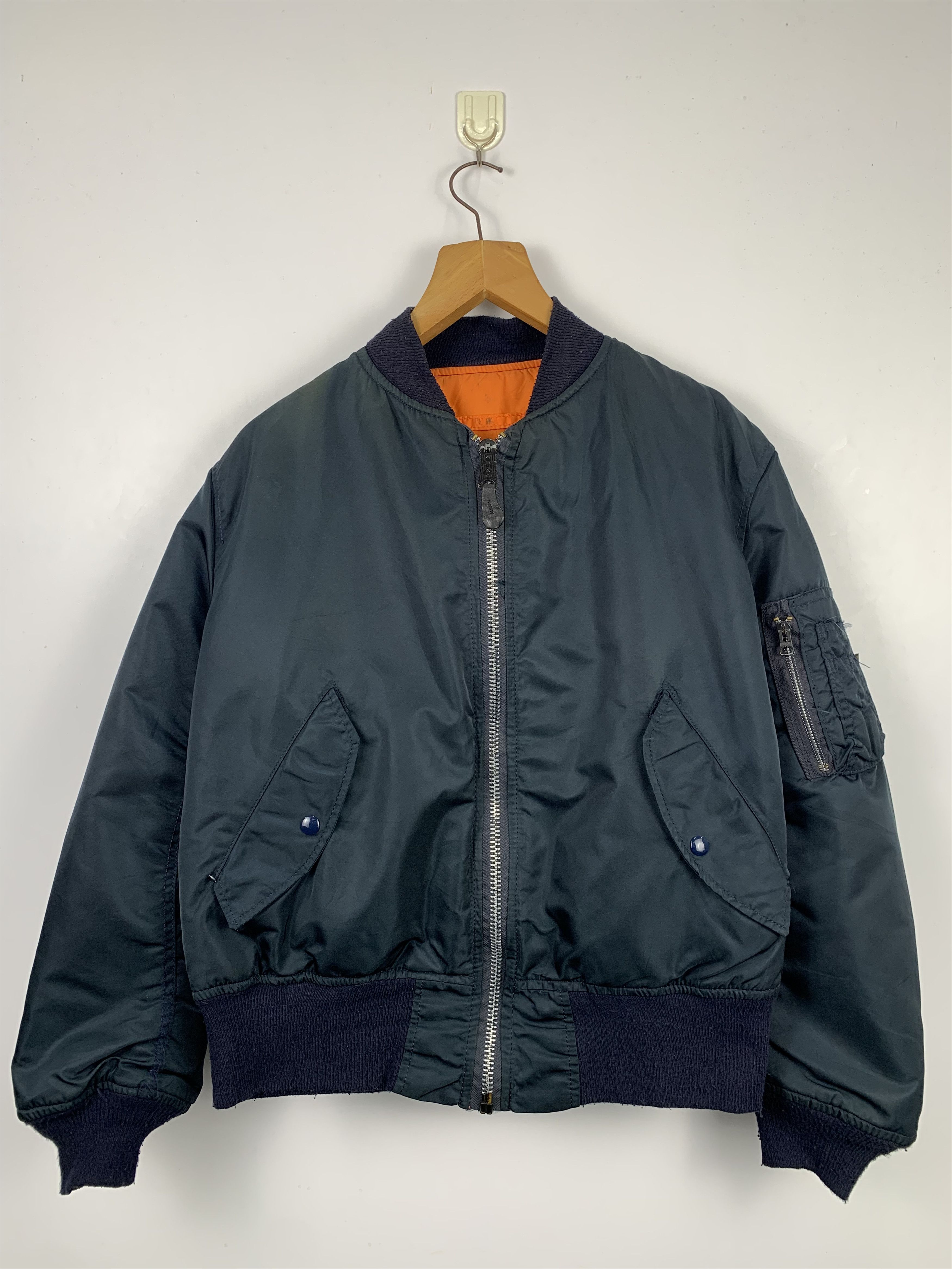 Alpha Industries Vintage Alpha Industries Bomber Jacket USAF Type MA-1 | Grailed