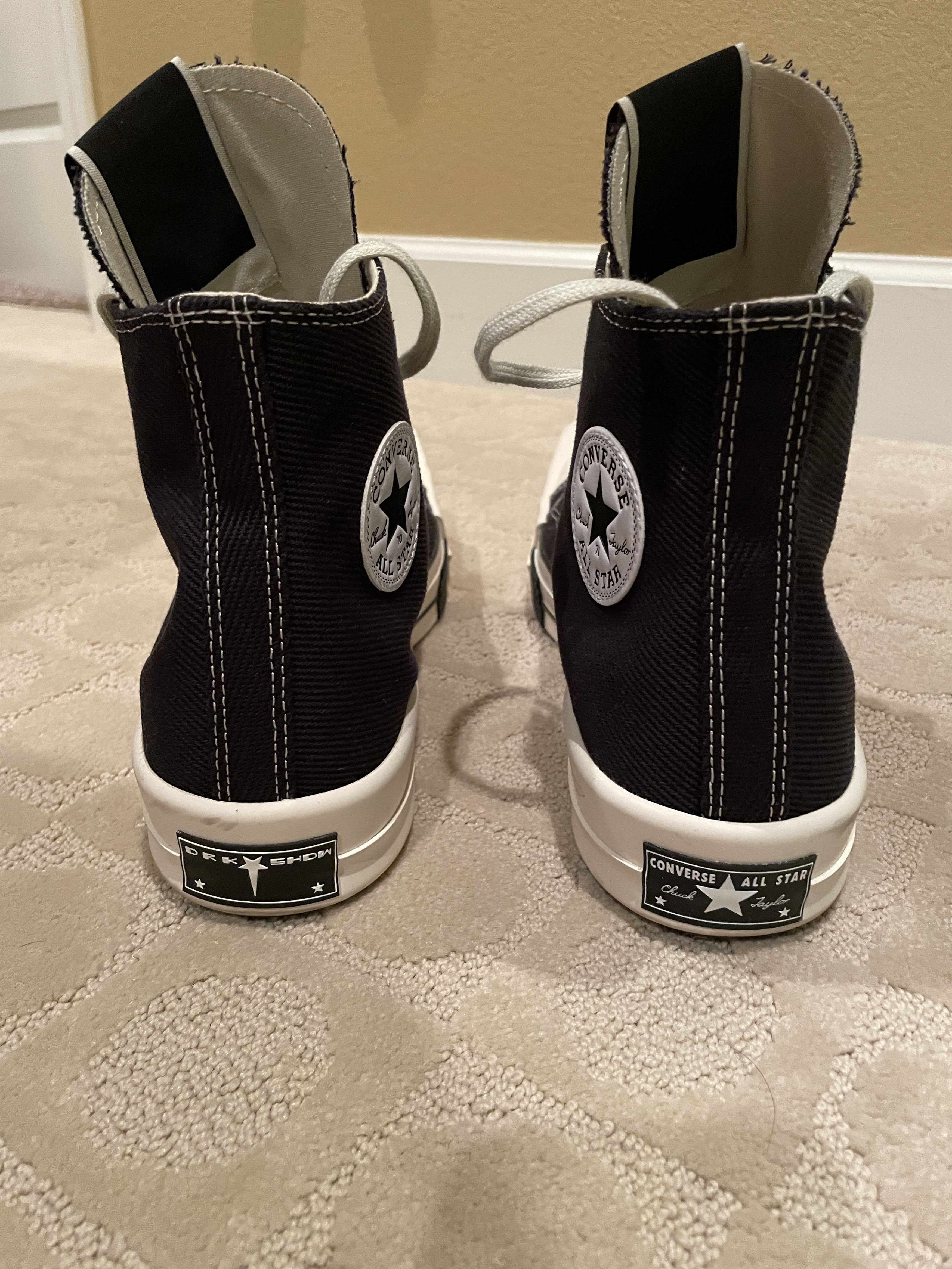 Converse × Rick Owens × Rick Owens Drkshdw Rick Owens Drkshdw Square ...