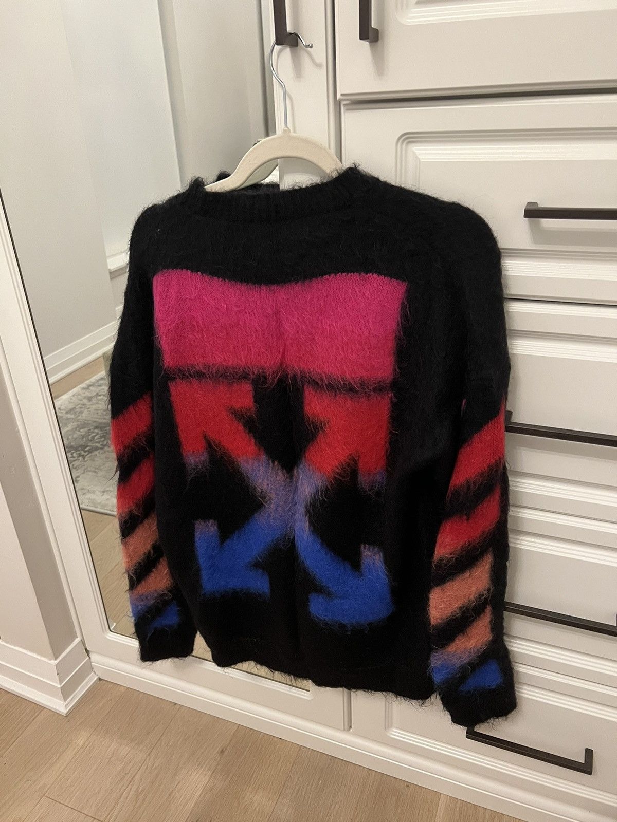 Off-White Off-White Gradient Mohair Sweater | Grailed