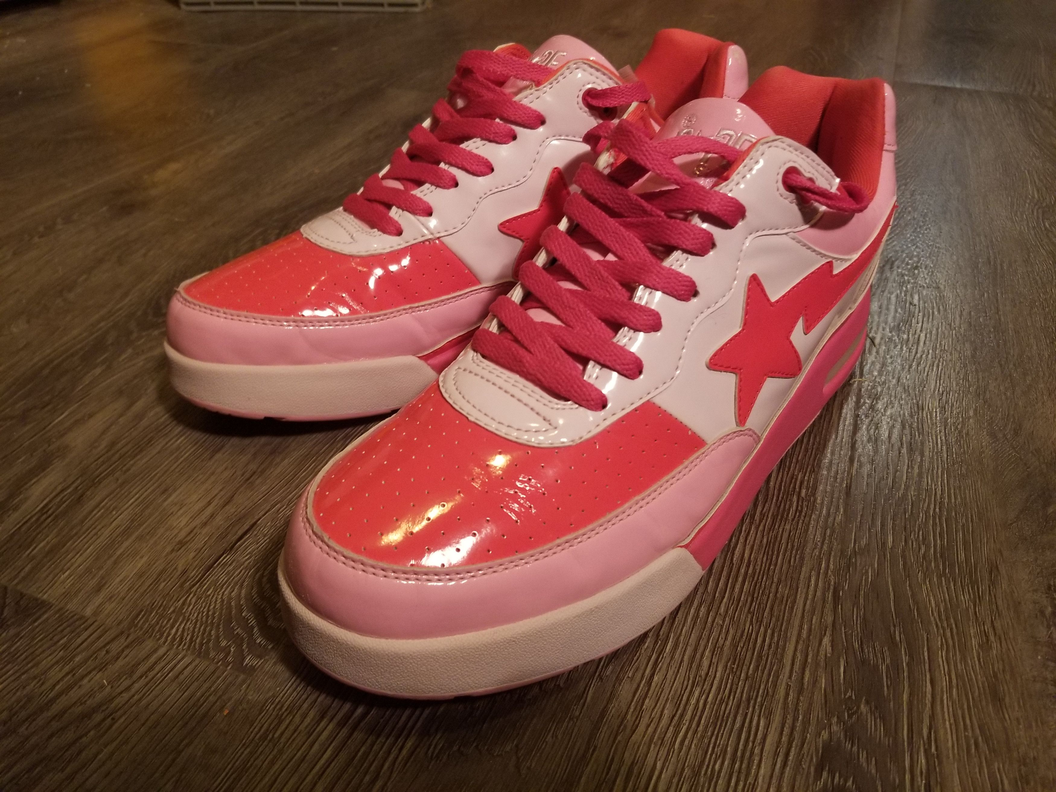 Bape Bape FS-034 Roadsta Bapesta Pink | Grailed