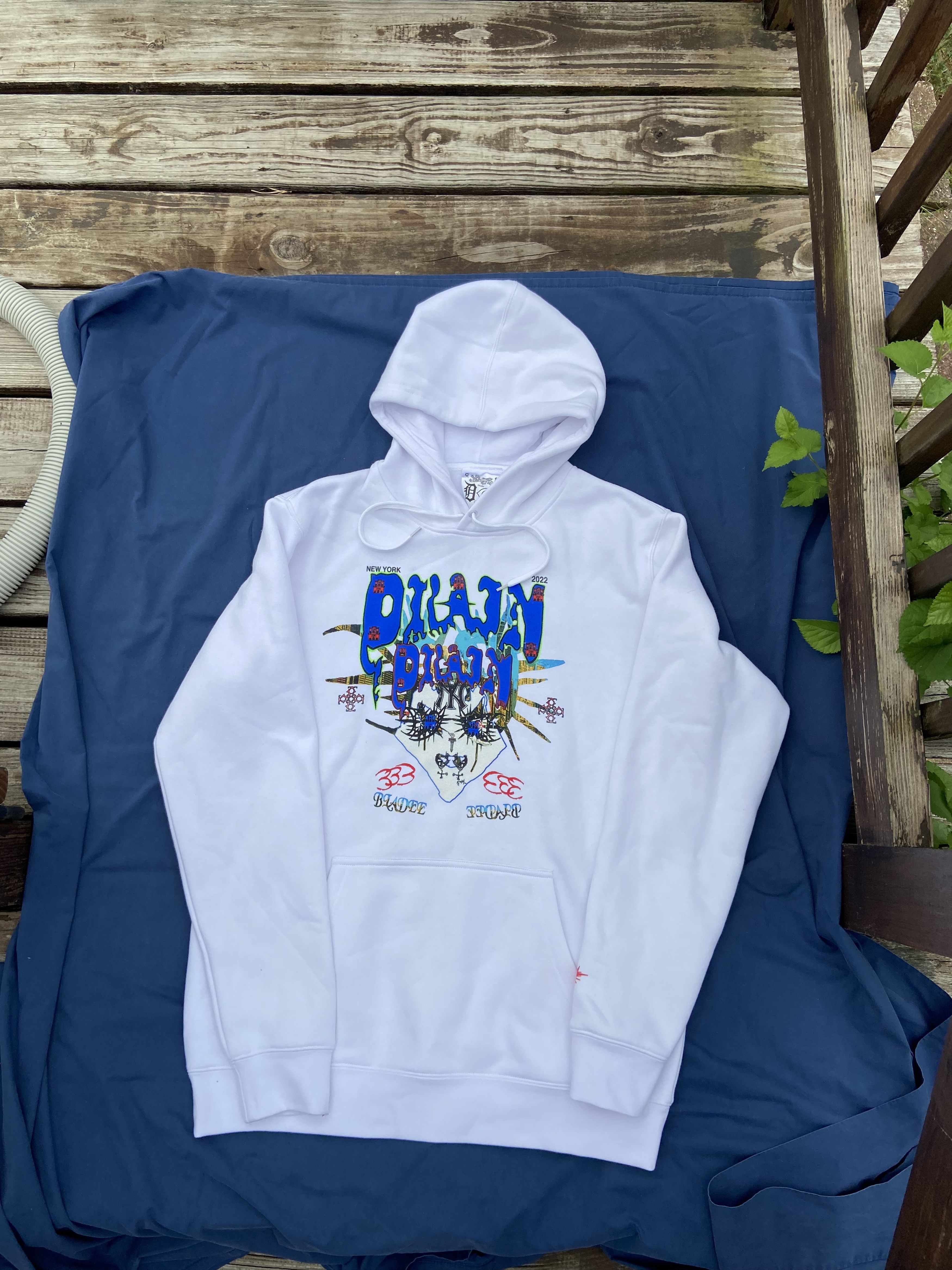 Sad Boys Bladee Face Shield NYC Pop-Up hoodie | Grailed