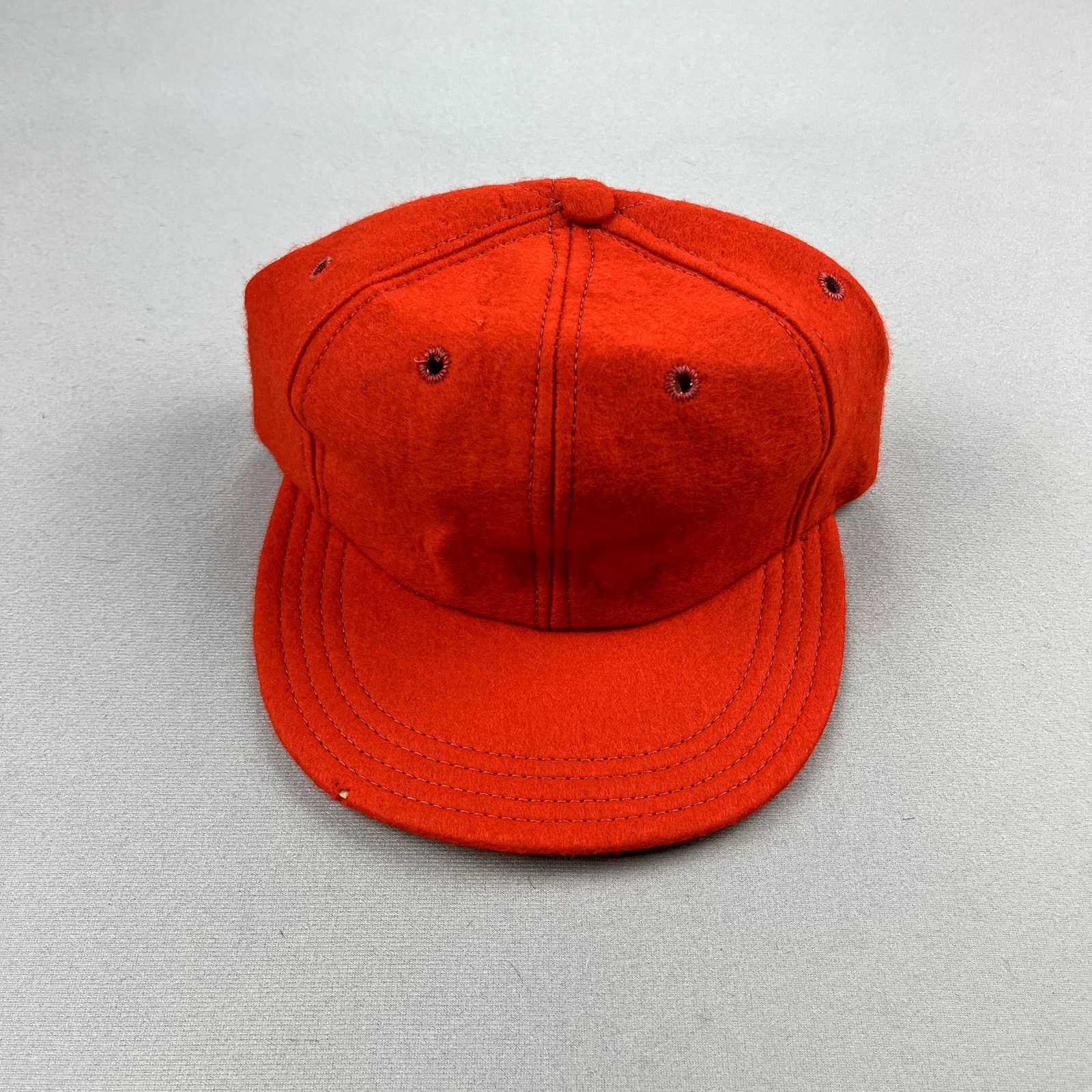 Vintage Vintage Wilson Baseball Fitted Hat Cap Small Orange Wool 60s ...