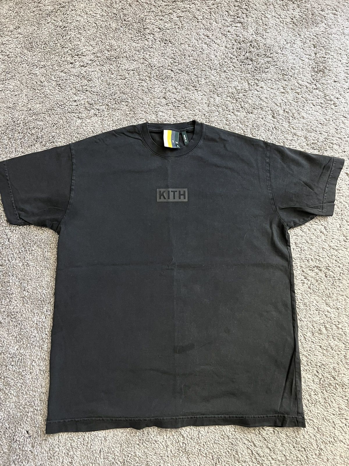 Kith Kith Triple Black Box Logo | Grailed