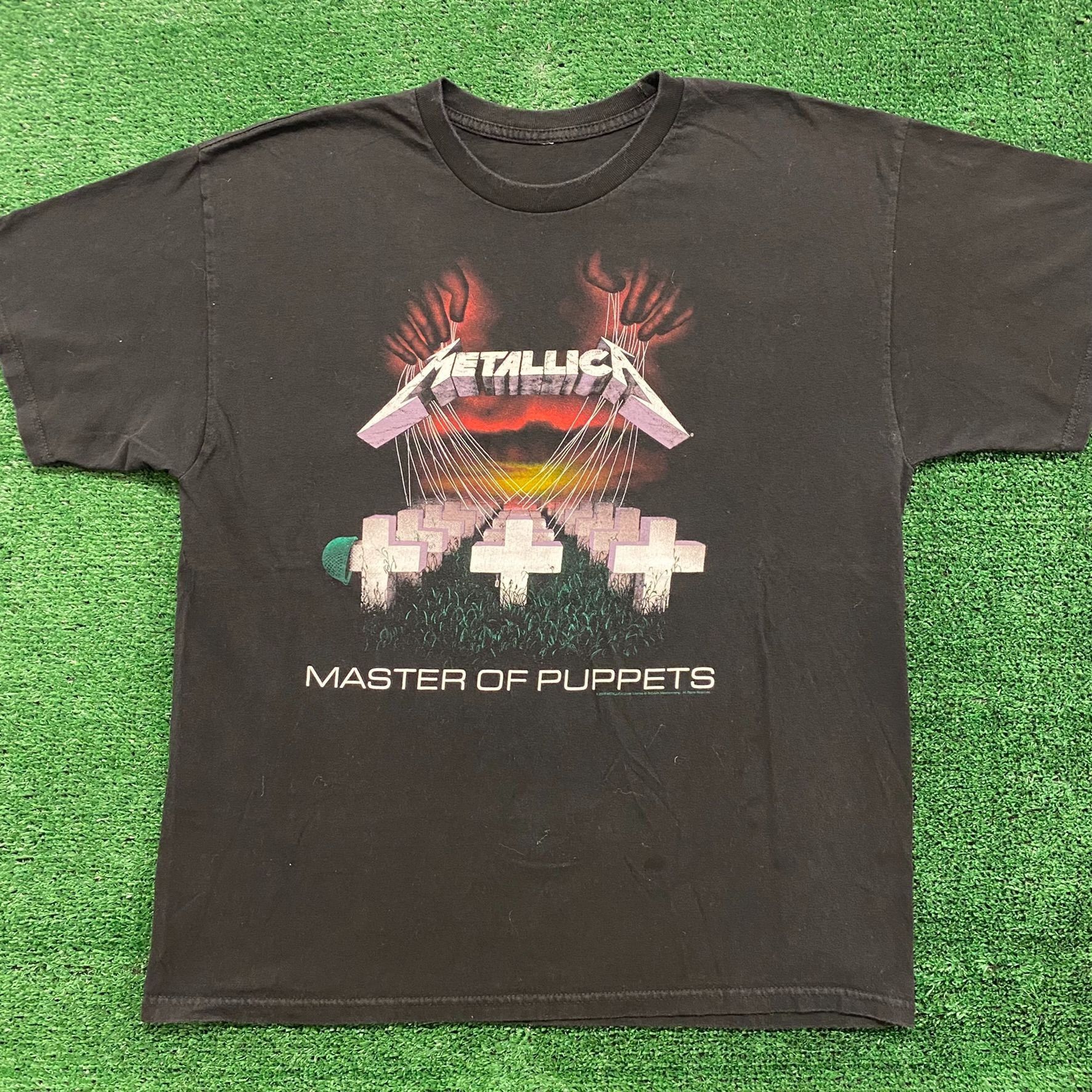 Band Tees × Metallica × Vintage Metallica Master of Puppets Vintage ...
