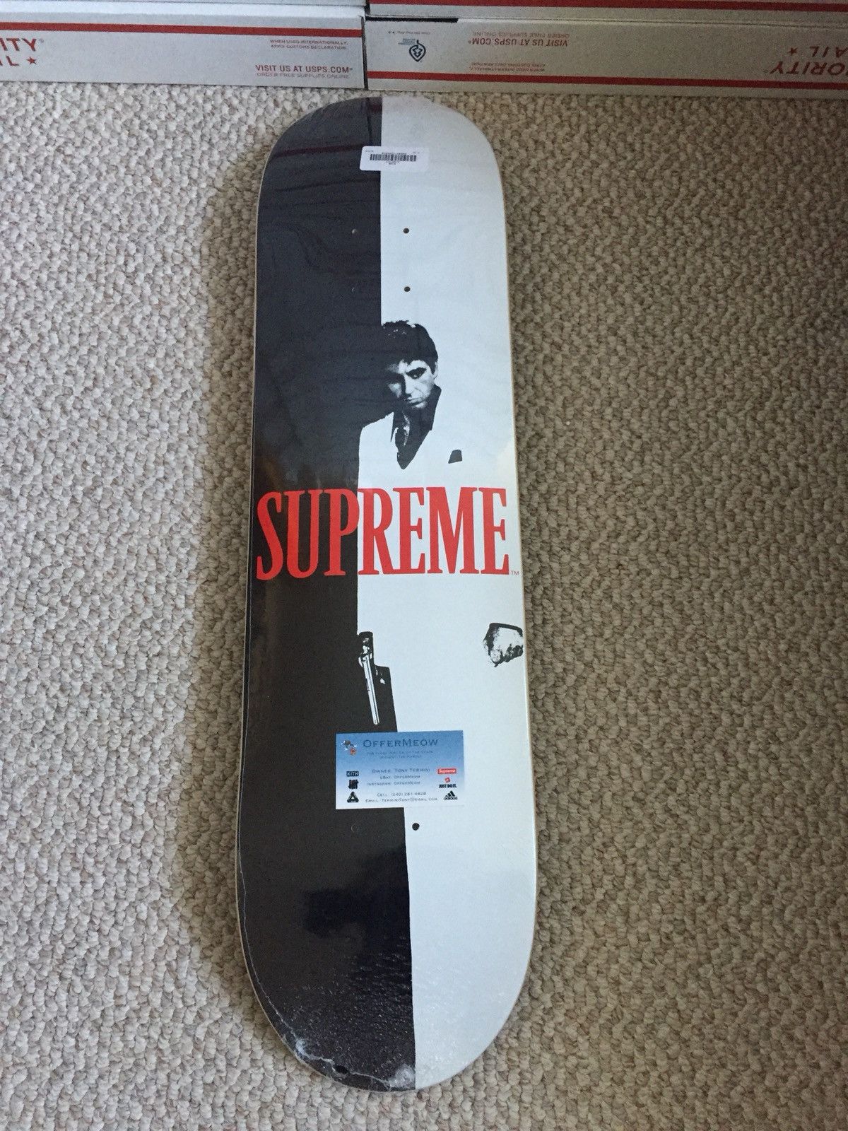 Supreme Supreme Scarface Skateboard Deck Split | Grailed