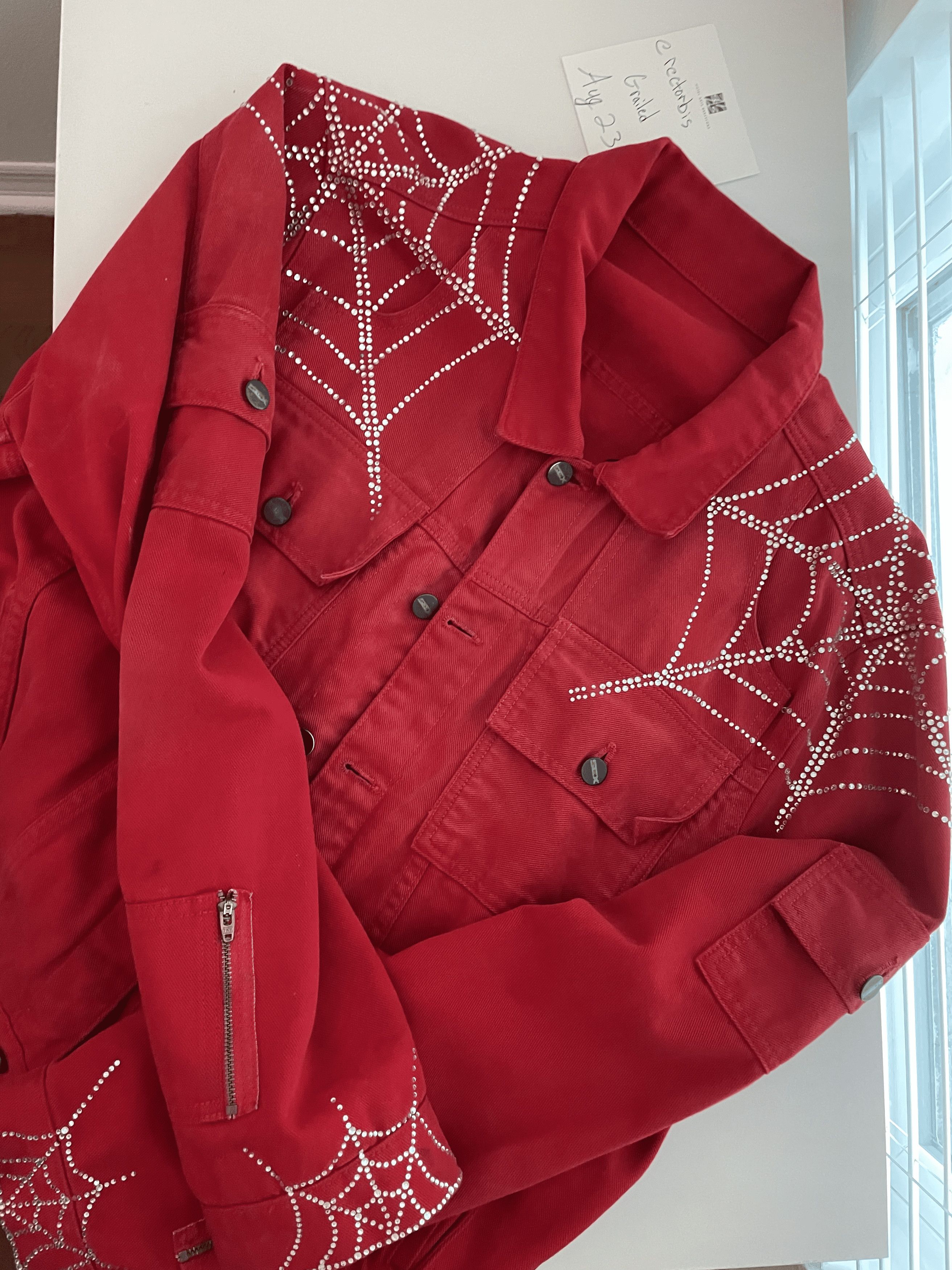 Sp5der × Young Thug Spider Young Thug Denim Jacket Sample Size Large ...