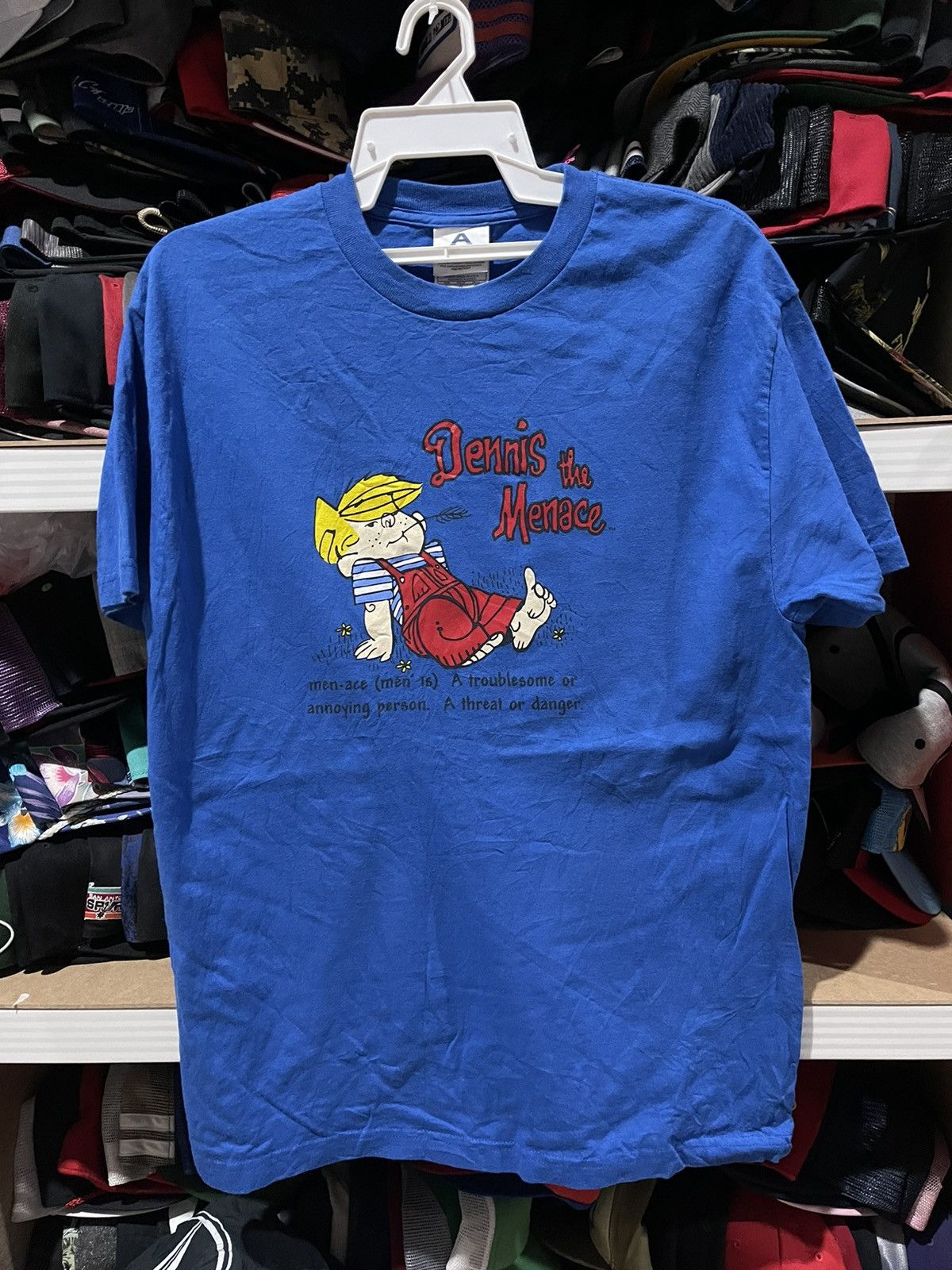 Comics × Streetwear × Vintage Vintage Dennis The Menace Wording Tee ...
