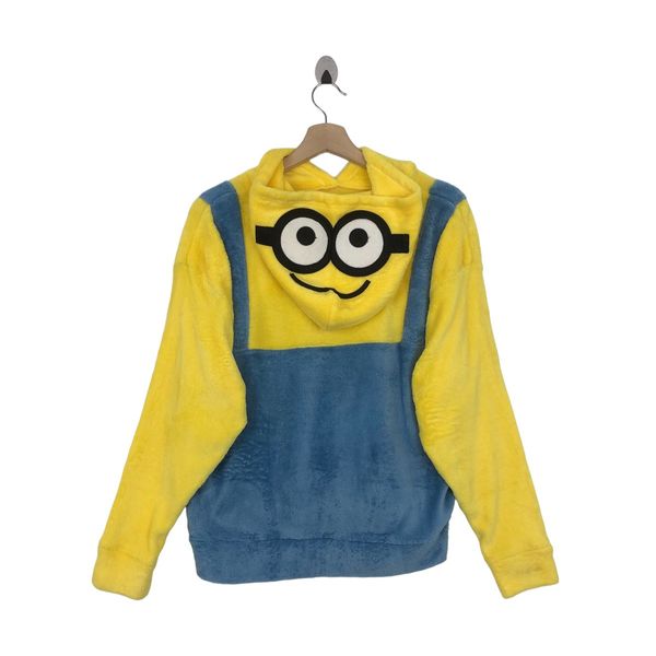 Disney Rare DESPICABLE ME MINION Hoodie Fleece Sweater Pullover | Grailed
