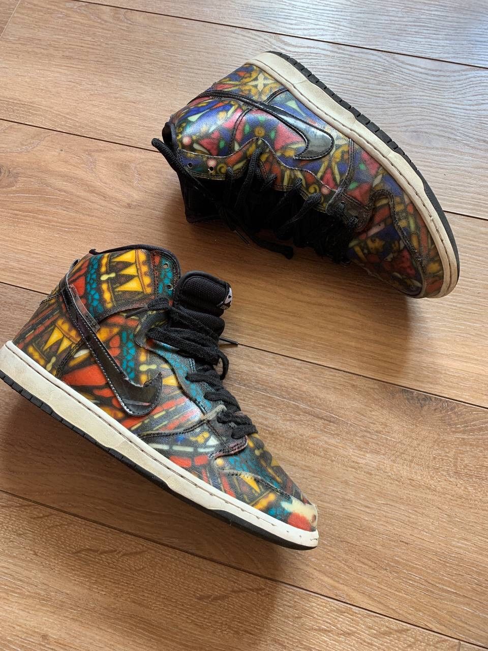 Nike Concepts x SB Dunk High Stained Glass 2015 | Grailed