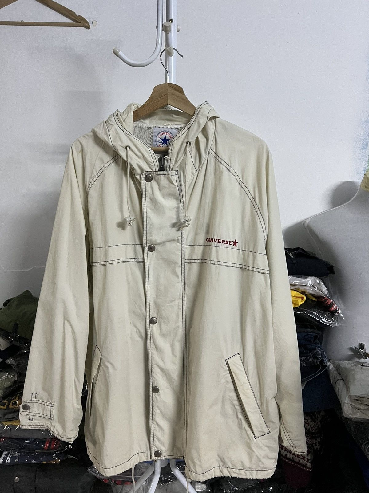 Converse × Streetwear × Vintage Vintage Converse Light Jacket Very Rare ...