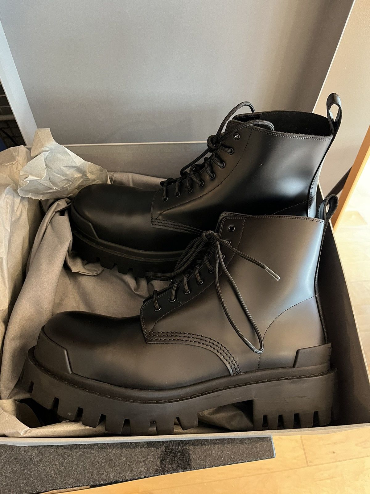 Balenciaga balenciaga strike boots | Grailed