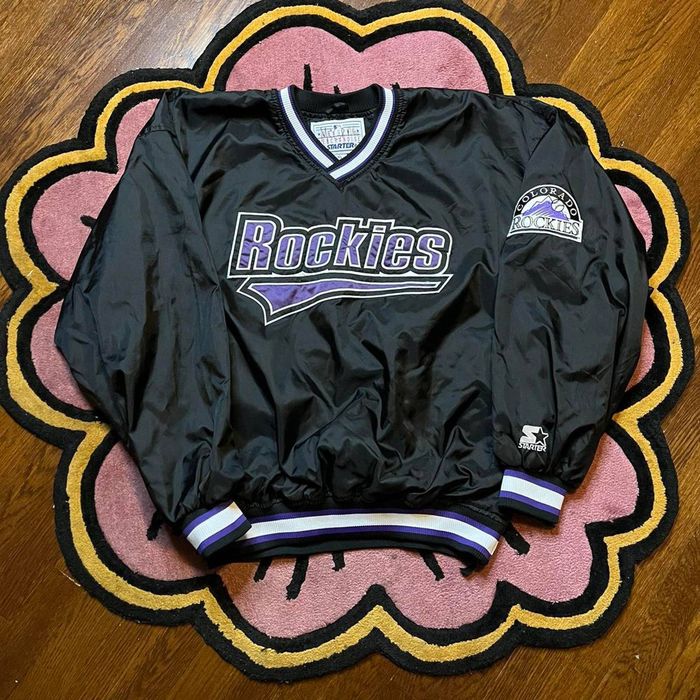 Vintage Vintage 90’s Starter Colorado Rockies MLB Windbreaker Jacket ...