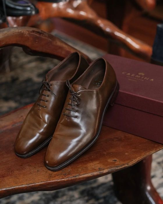 Carmina Carmina Shell Cordovan Wholecut Oxford 910 Rain Original | Grailed