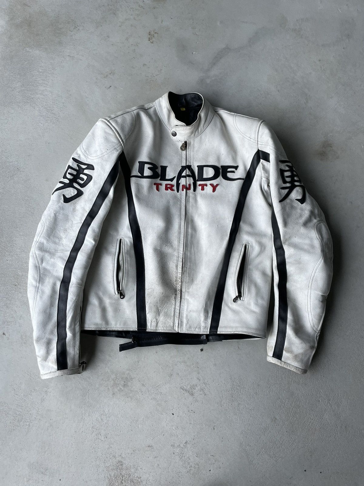Movie × Racing × Vintage Vintage Leather Jacket Blade Trinity | Grailed