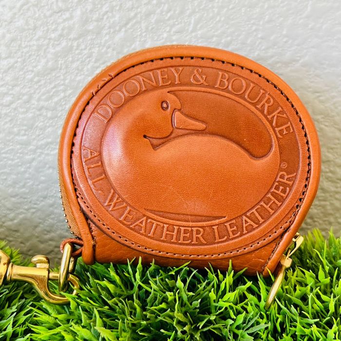 Dooney & Bourke RARE British Tan Vintage Dooney Big Duck Coin Purse ...