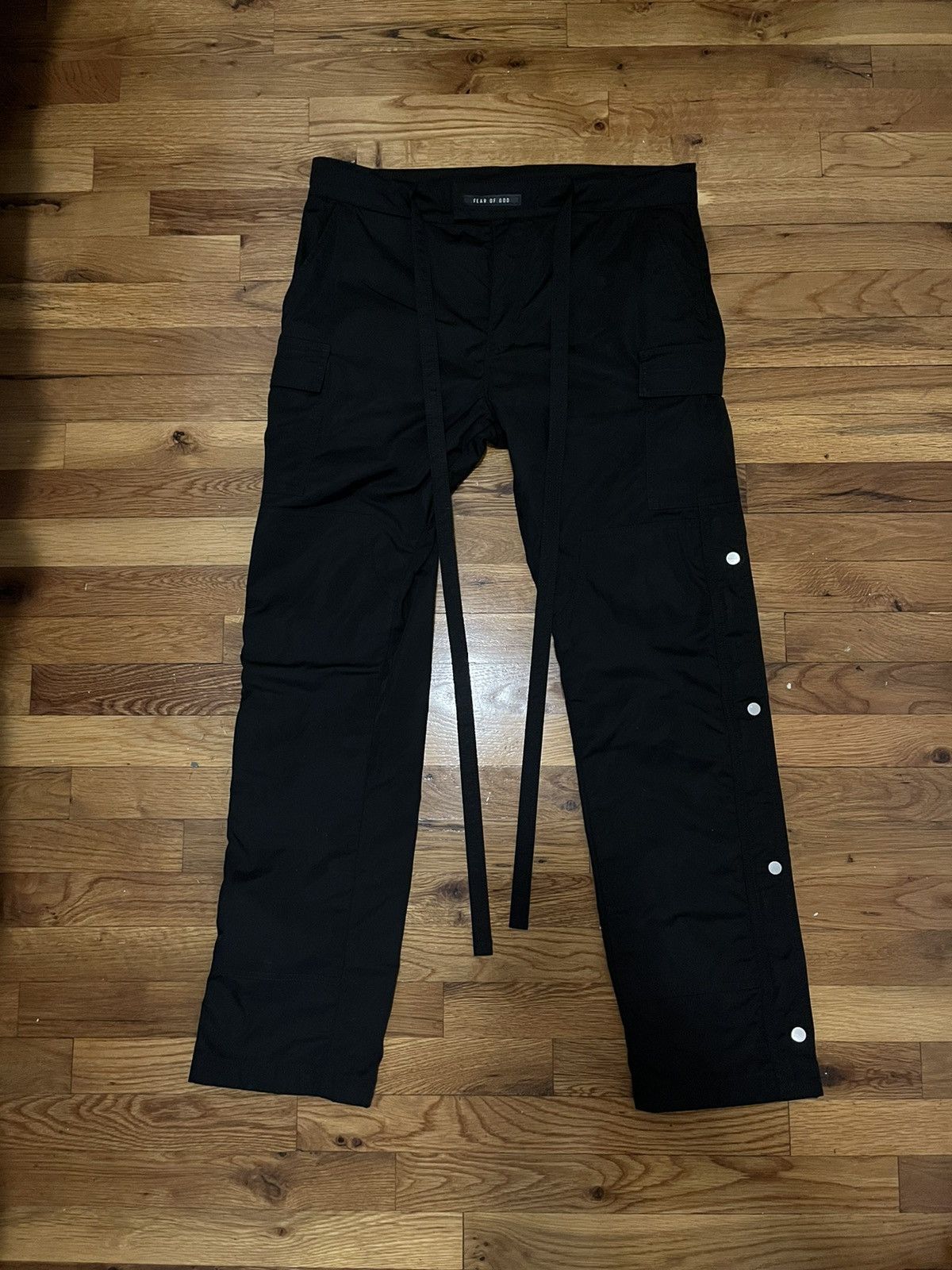 Fear of God Sixth Collection Nylon Snap Button Cargo Pants | Grailed