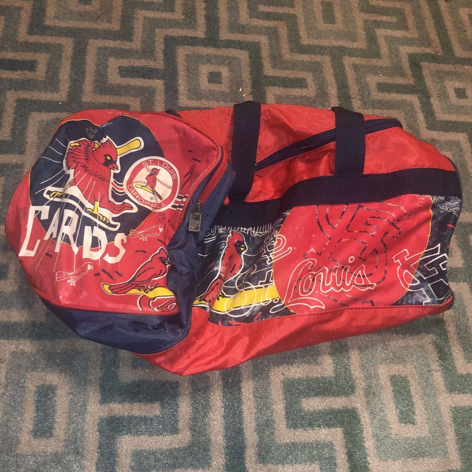 MLB vintage 1992 ST LOUIS CARDINALS Baseball Luggage Duffle Bag | Grailed