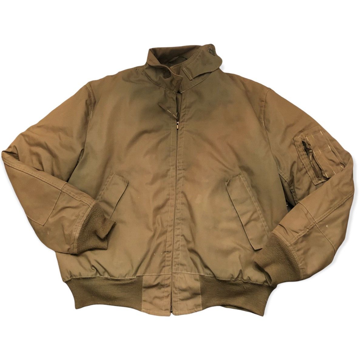 Vintage Vintage Military Bomber Jacket Heavy Weight Large | Grailed